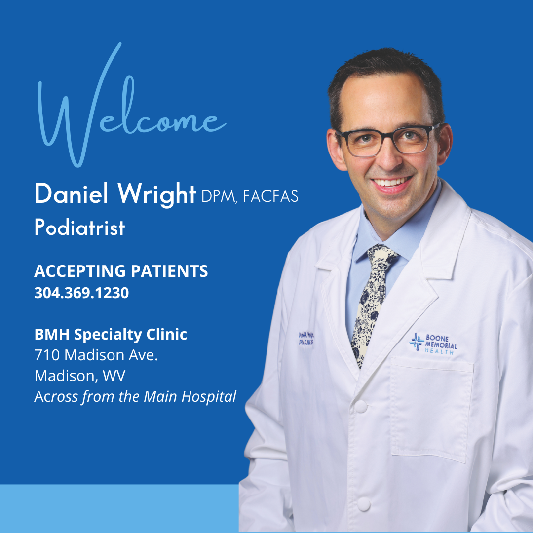 Boone Memorial Health to Offer Podiatry Services
